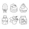 99+ mẫu tranh tô màu sticker cute dễ thương cho bé thoả sức sáng tạo