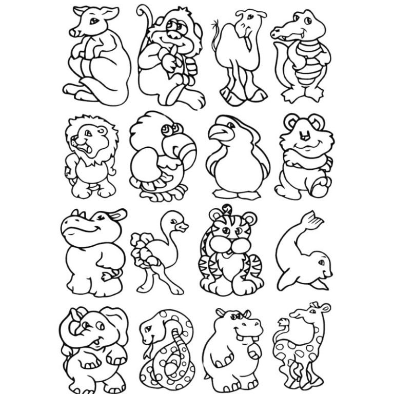 99+ mẫu tranh tô màu sticker cute dễ thương cho bé thoả sức sáng tạo