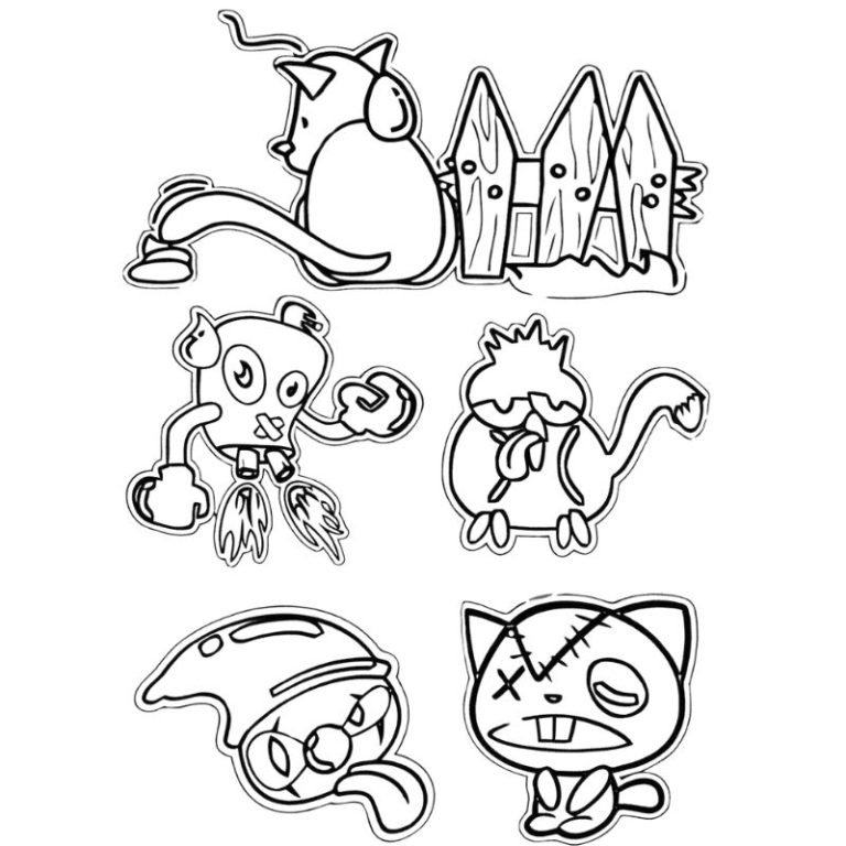 99+ mẫu tranh tô màu sticker cute dễ thương cho bé thoả sức sáng tạo