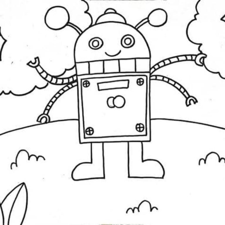 80+ Mẫu tranh tô màu robot kích thích tư duy sáng tạo cho bé