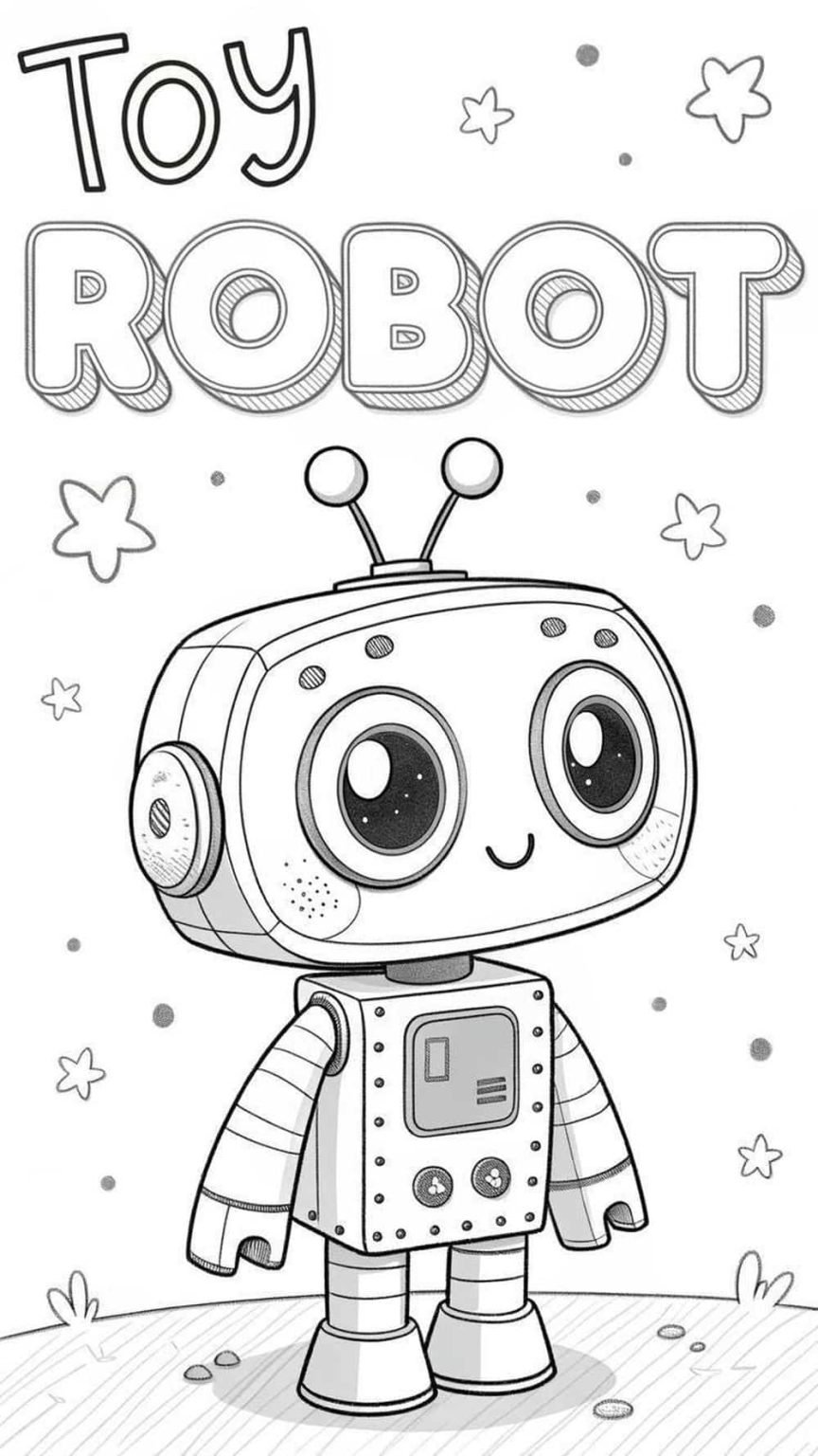 80+ Mẫu tranh tô màu robot kích thích tư duy sáng tạo cho bé